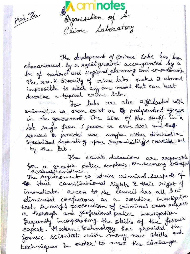 Introduction To Forensic Science...... Module-3.... (Forensic Science ...