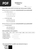 Lesson Plan Math Grade 1 | PDF | Teaching Mathematics | Behavior ...