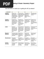 Rubrics-Poster Making | PDF
