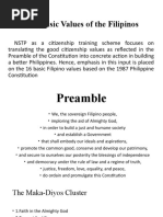 NSTP - CWTS Vision, Mission & Core Values | PDF | Social Science