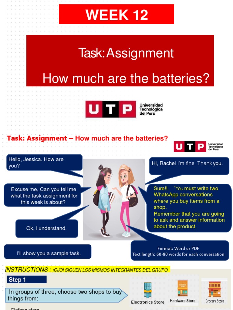 Week 12: Task: Assignment How Much Are The Batteries? | PDF