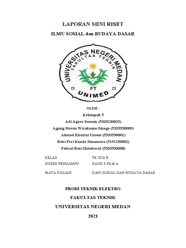 Mini Riset (ISBD) - Kelompok 5 | PDF