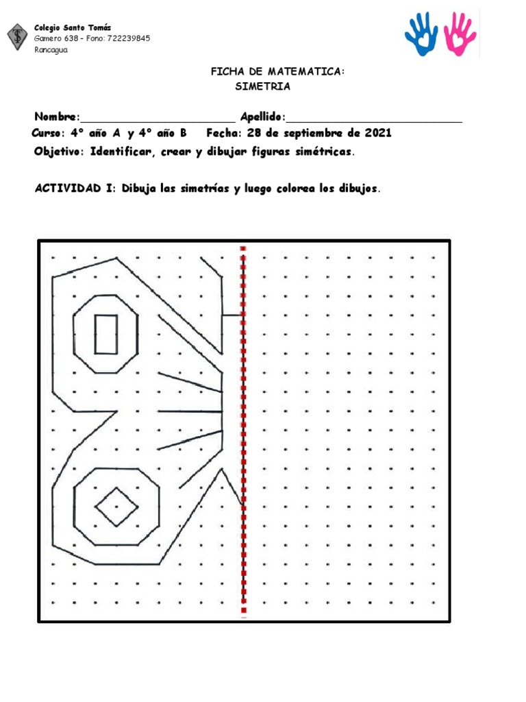 Ficha 4ab Simetria | PDF