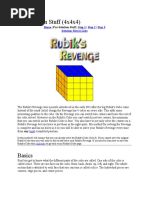 How To Solve A 4x4 Rubik's Cube (Complete Guide) | PDF | Teaching ...