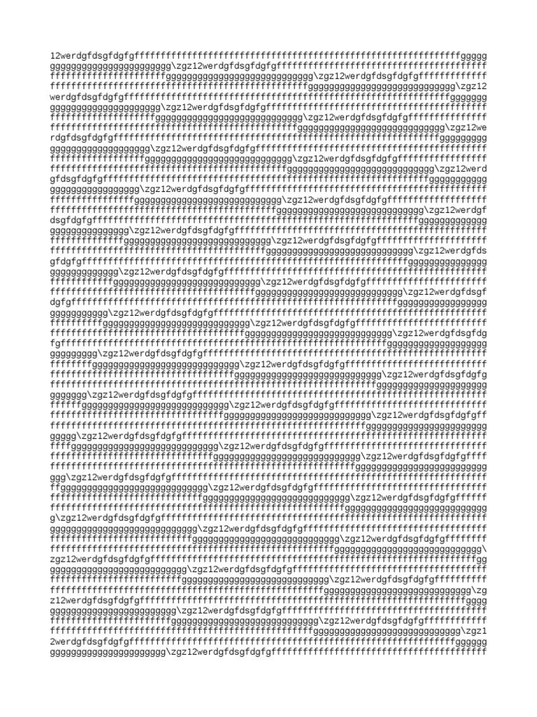 Massive Random Text Document | PDF