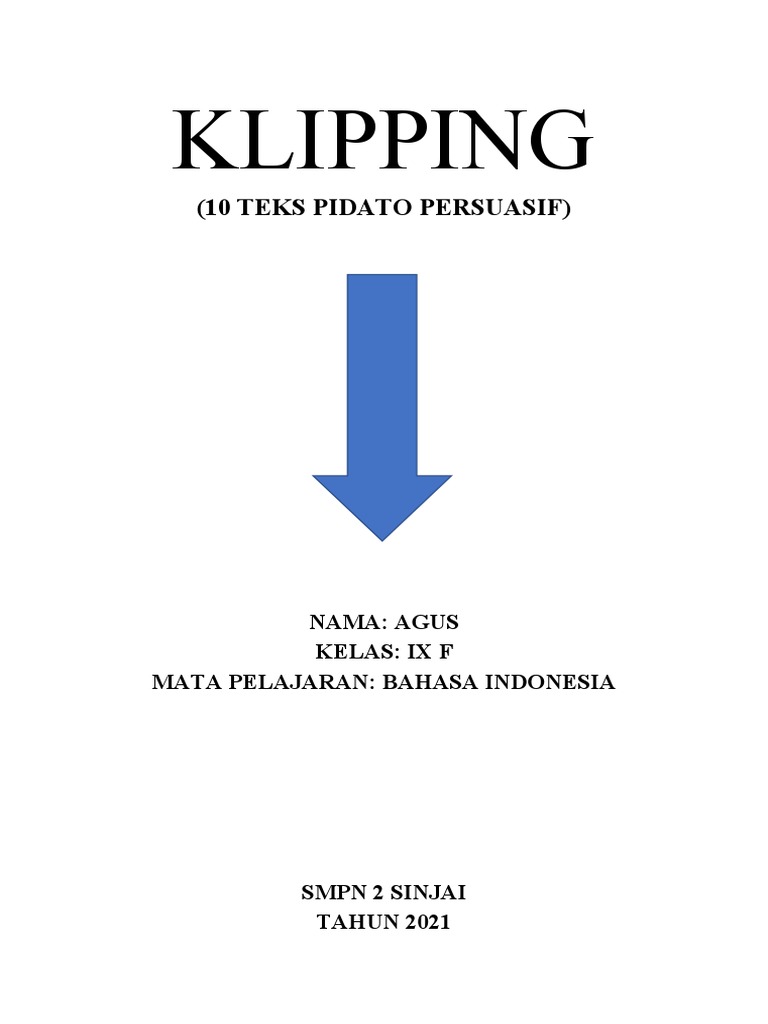 Klipping Agus | PDF | Ilmu Sosial