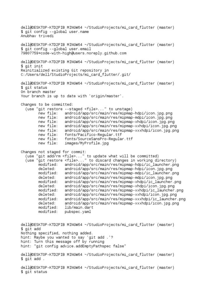 Flutter Not Push Github Because This Pull Project Pull From London ...