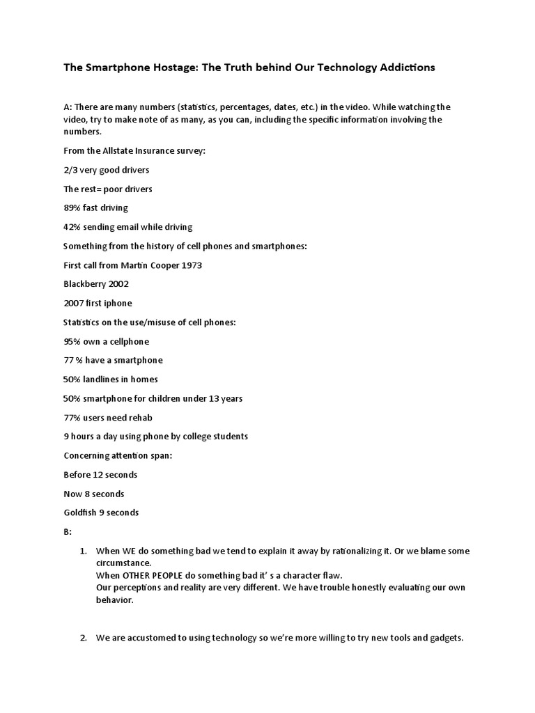 The Smartphone Hostage: The Truth Behind Our Technology Addictions ...