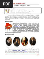 Lesson 4 The Baroque Style of Sacred and Secular Music | PDF | Social ...