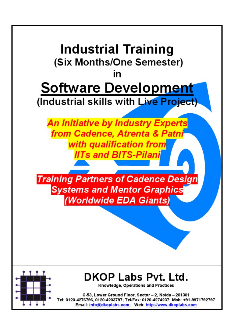 Six Month Software Development Training Pdf Web Application