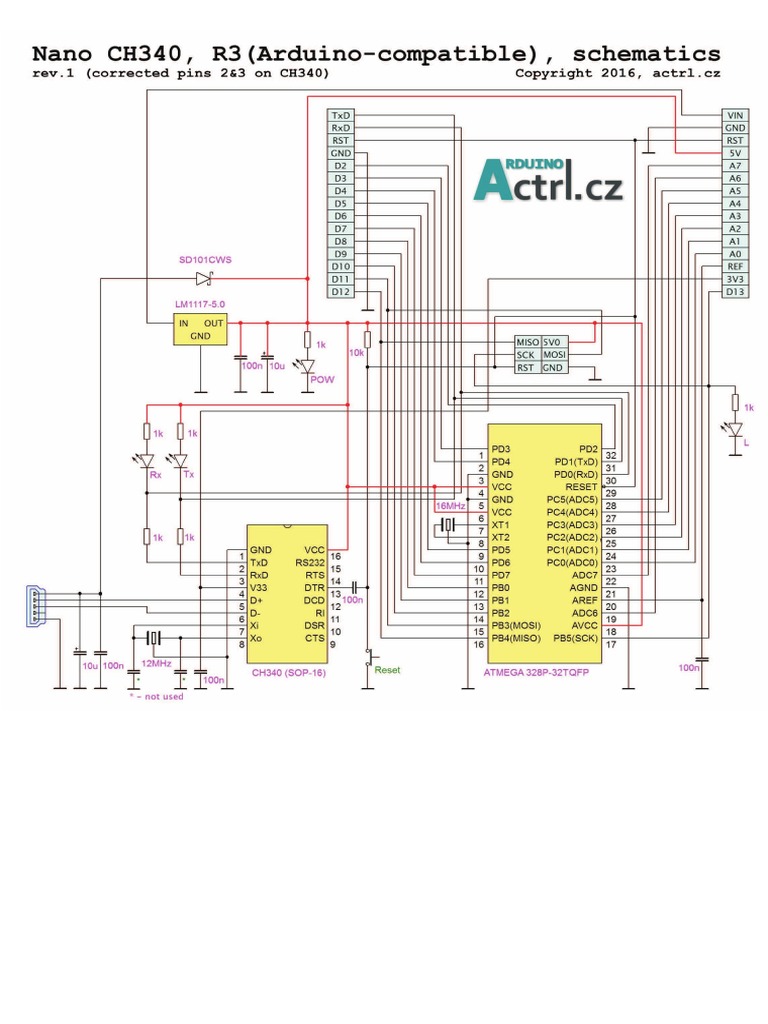 Nano Ch340 Schematics Rev1 Pdf 