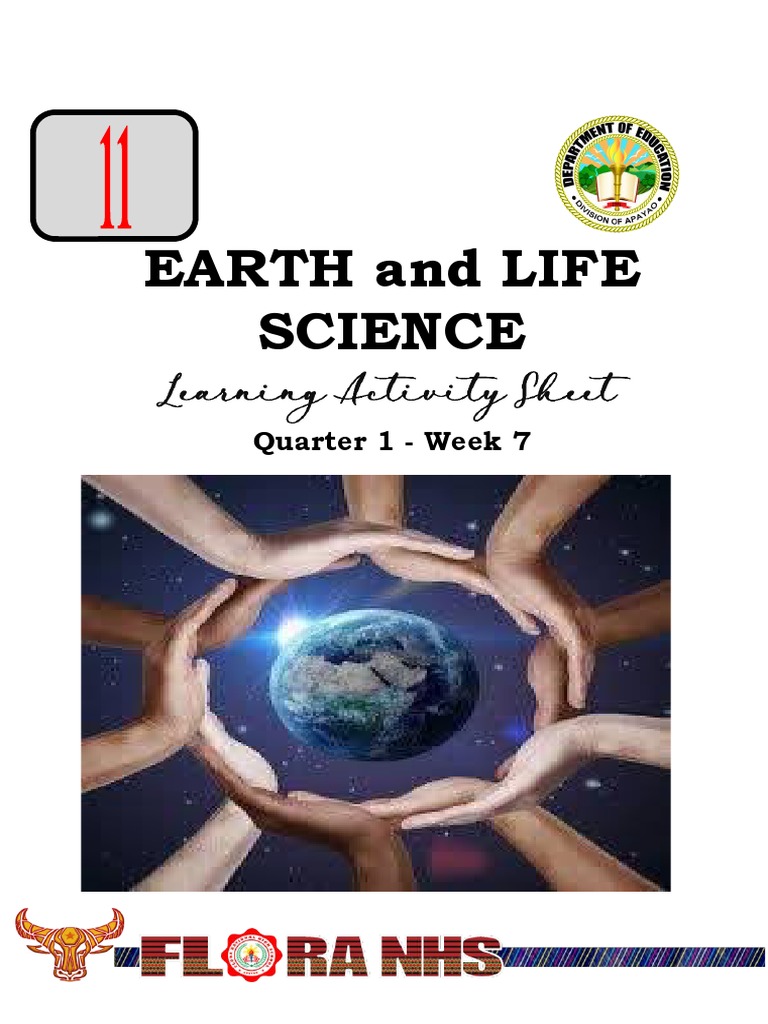 Earth and Life Science: Quarter 1 - Week 7 | PDF | Hazards | Landslide