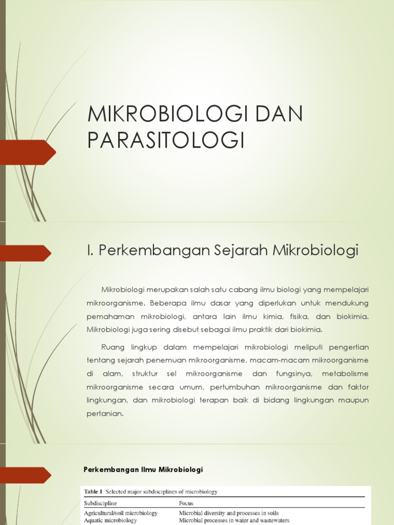 Mikrobiologi N Parasitologi | PDF