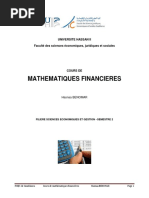 Cours Complet Math Financière | PDF | Prêts | Obligation (Finance)