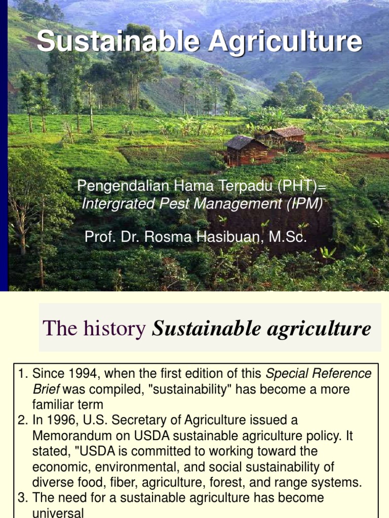 1.prinsip Pengendalian OPT Dalam Sistem Pertanian Berkelanjutan | PDF ...