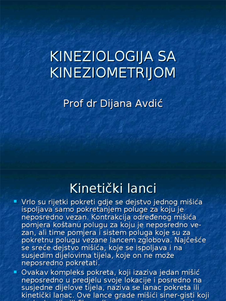 Kineziologija Sa Kineziometrijom | PDF
