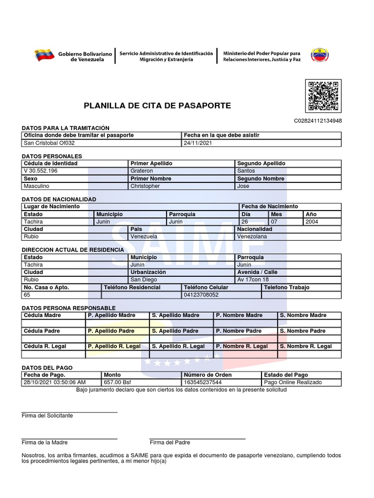 Planilla | PDF | Venezuela | Gobierno y personalidad