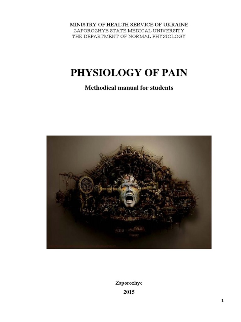 Physiology of Pain: Methodical Manual For Students | PDF | Pain ...