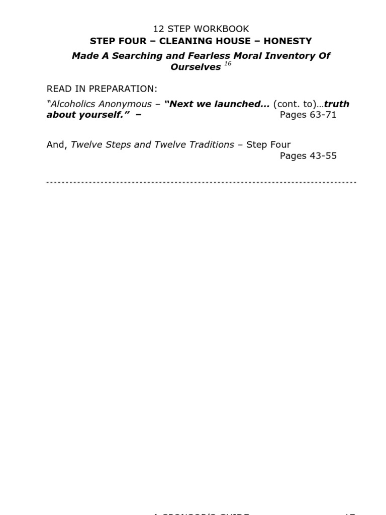 Alcoholics Anonymous Next We Launched Cont To Truth Made A