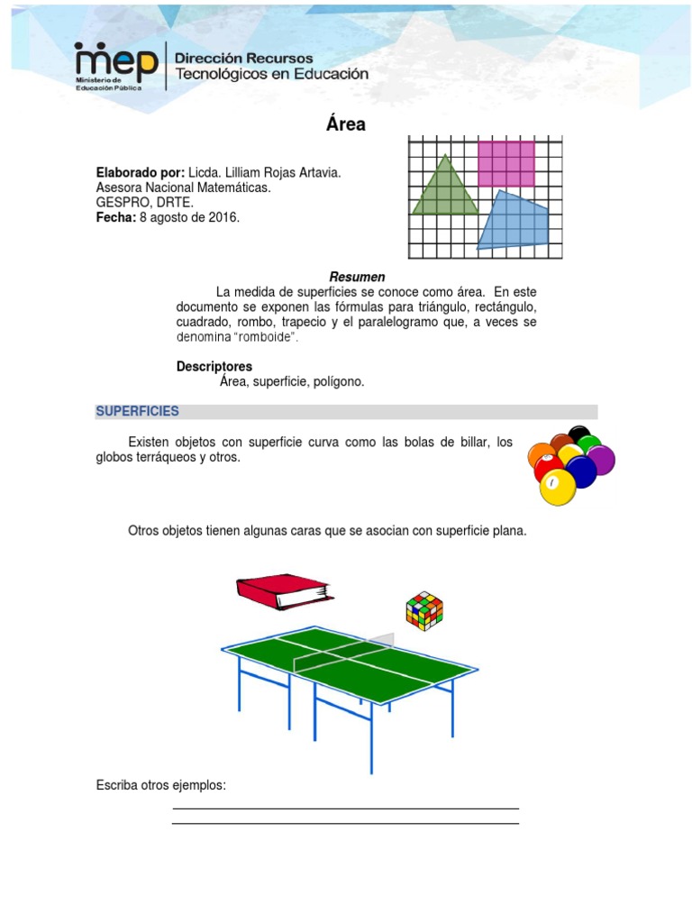 Cálculo de Área y Perímetro en Figuras | PDF | Triángulo | Rectángulo