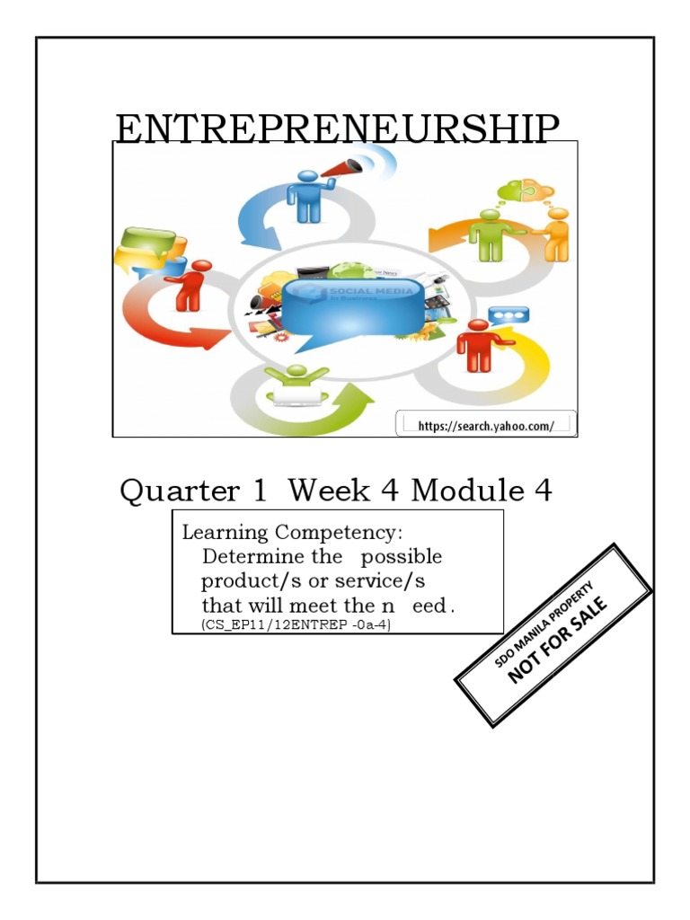 Identifying Products and Services Needs | PDF | Product (Business ...
