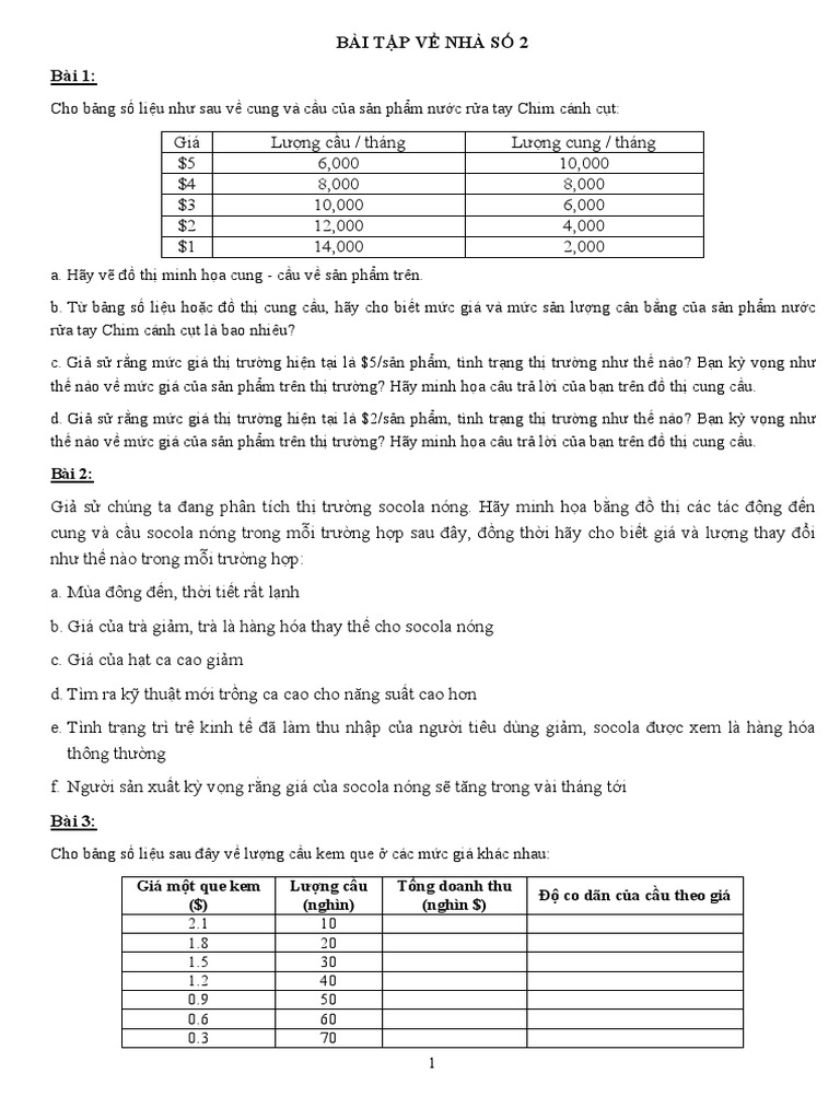 Bai Tap Chuong 2 | PDF