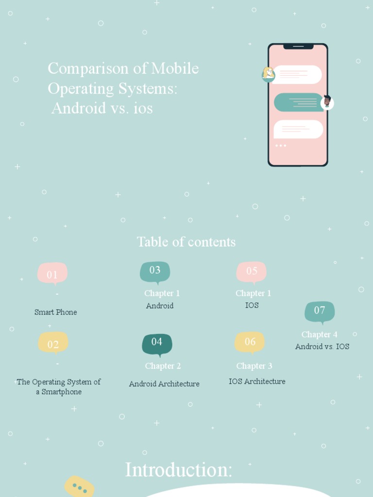 Comparison of Mobile Operating Systems: Android vs. Ios | PDF ...
