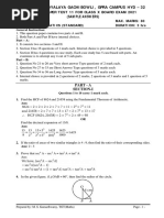 MadasMaths GCE A-Level Practice Paper | PDF | Mathematics