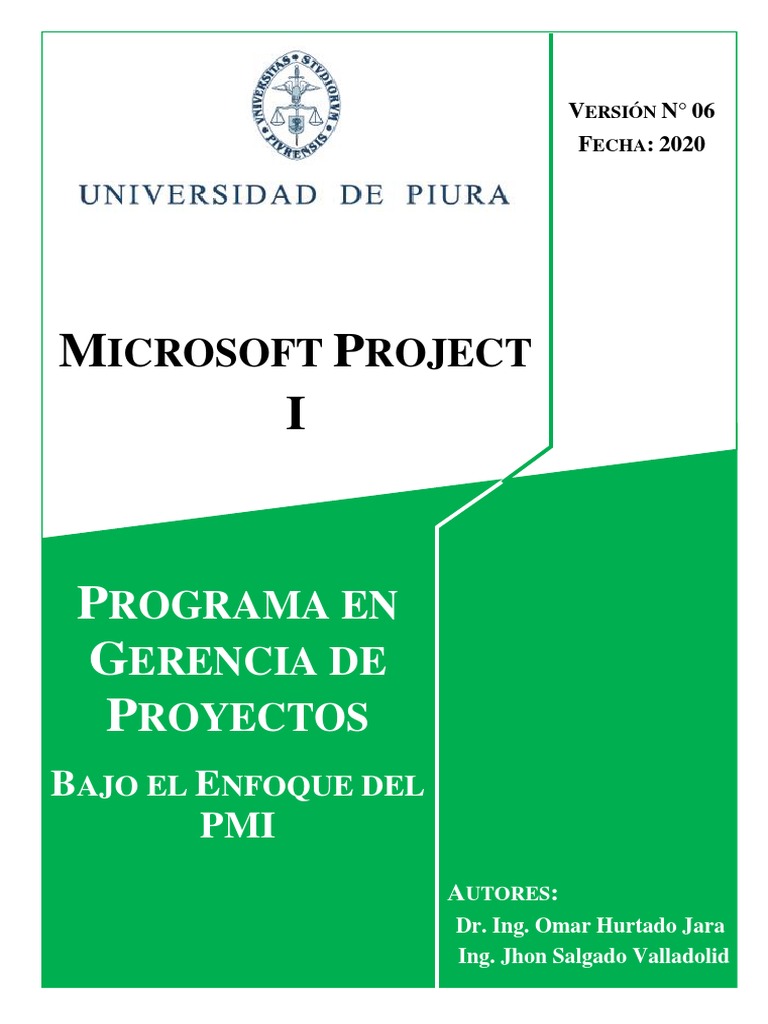MS Project GP Parte 1 | PDF | Software | Microsoft