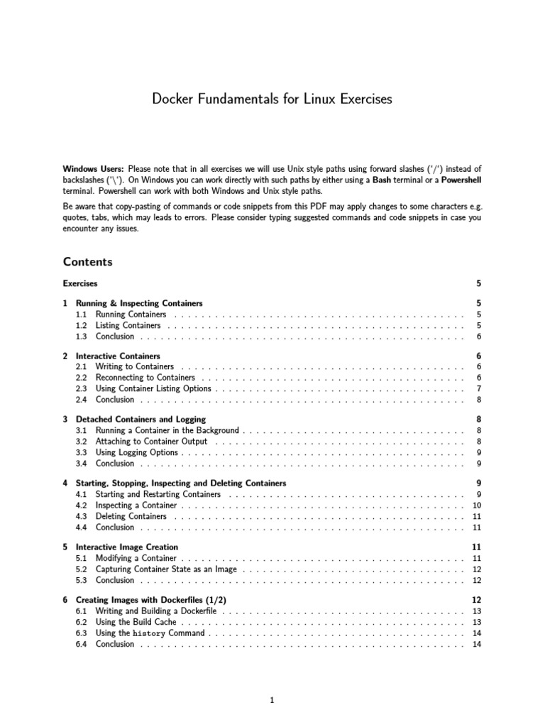 Fundamentals Linux Exercises | PDF | Computing | Software Development