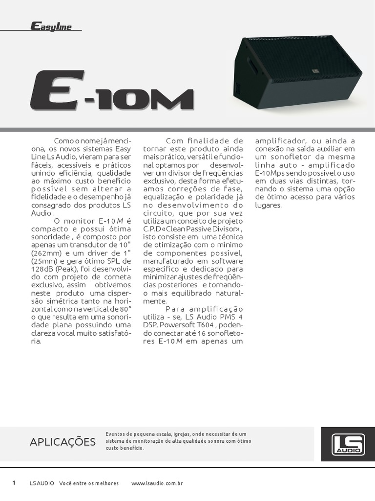 Easyline E-10M | PDF | Qualia | Engenharia Elétrica