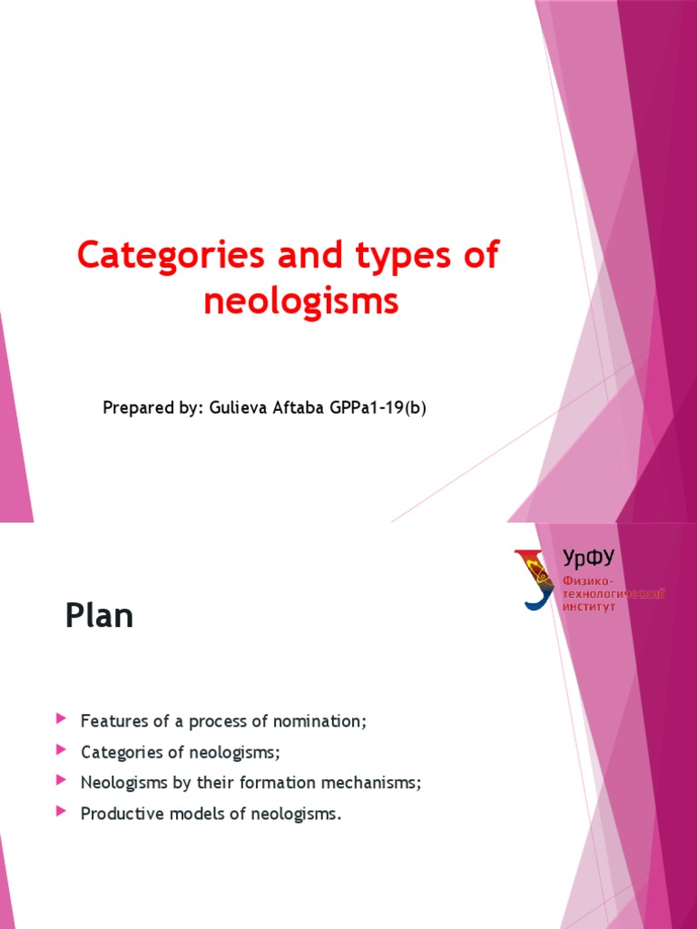 Types of Neologisms | PDF | Morphology (Linguistics) | Communication