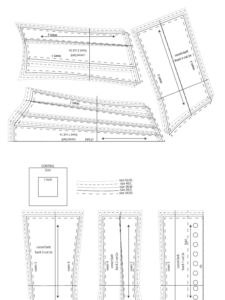Corset Belt Pattern by Helen Castillo | PDF