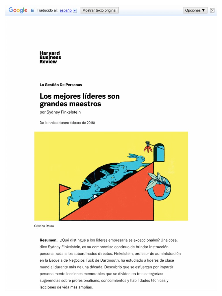 L03 - Los Mejores Líderes Son Grandes Maestros | PDF