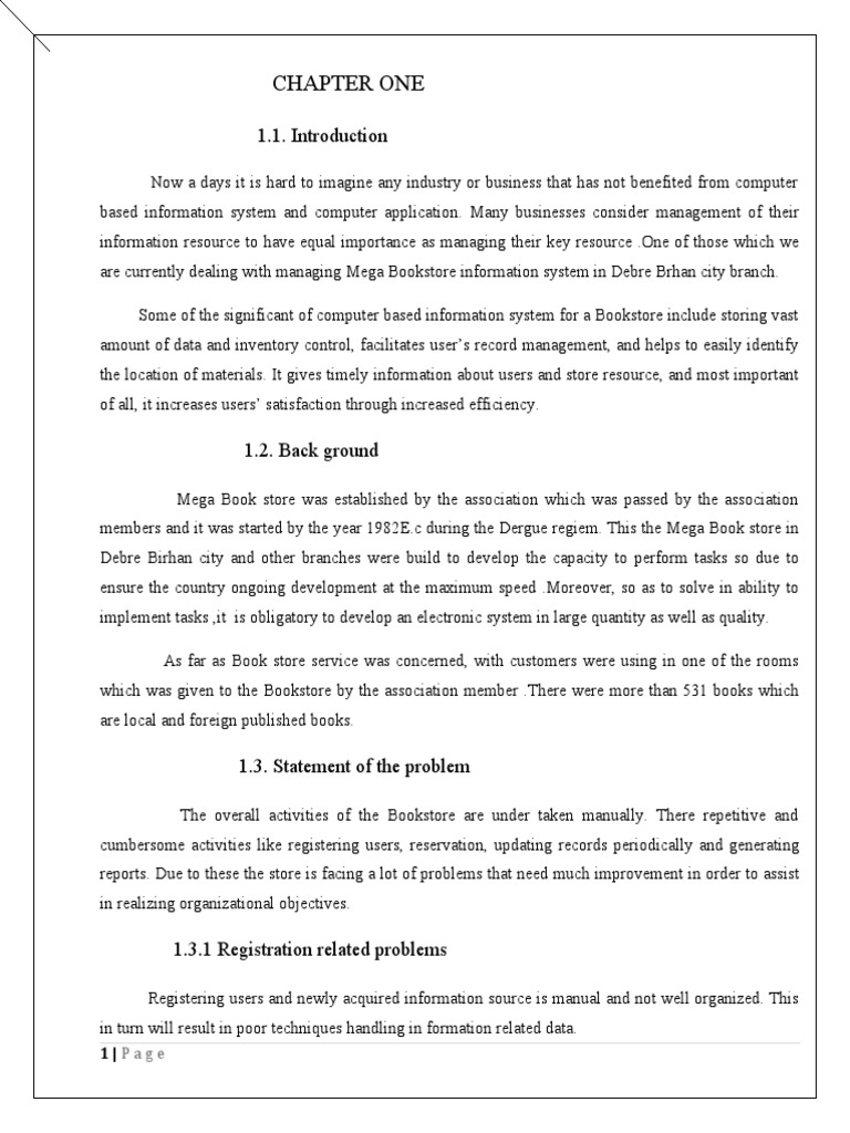 Chapter One | Download Free PDF | Use Case | Class (Computer Programming)