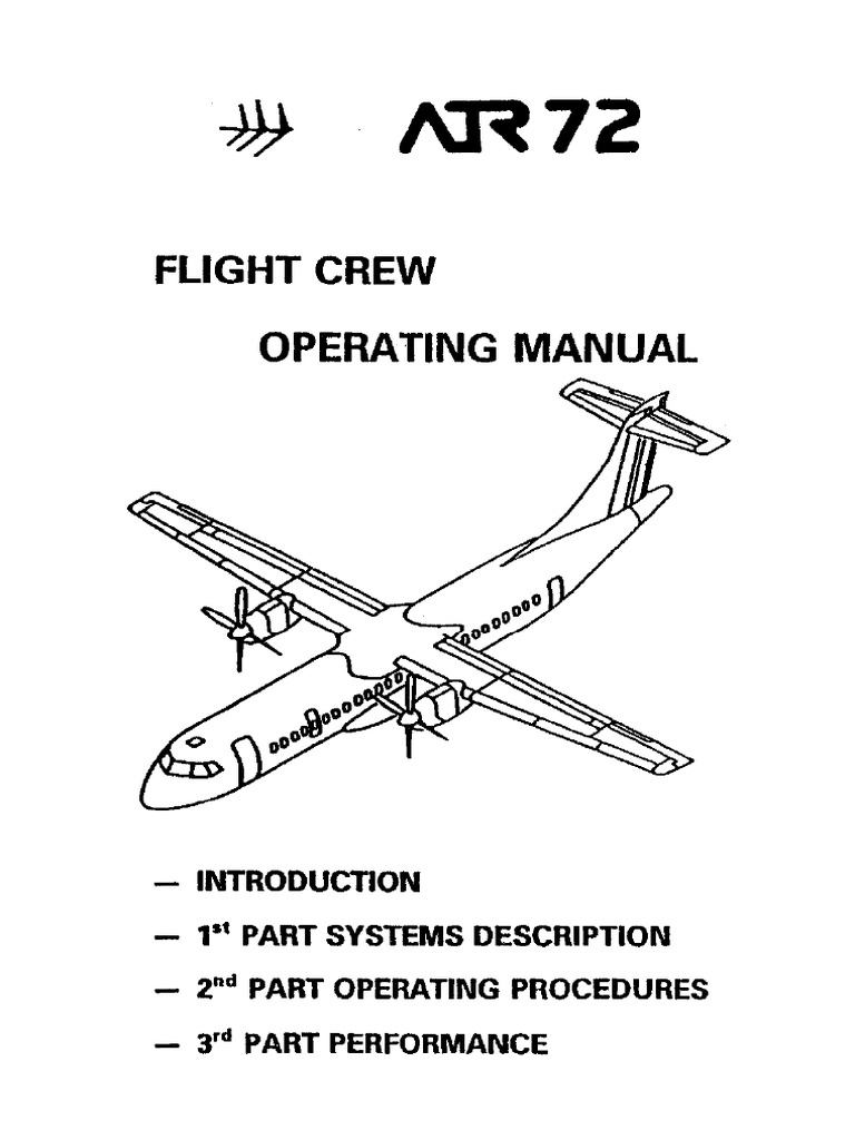 Manual Atr 72 Fcom | PDF