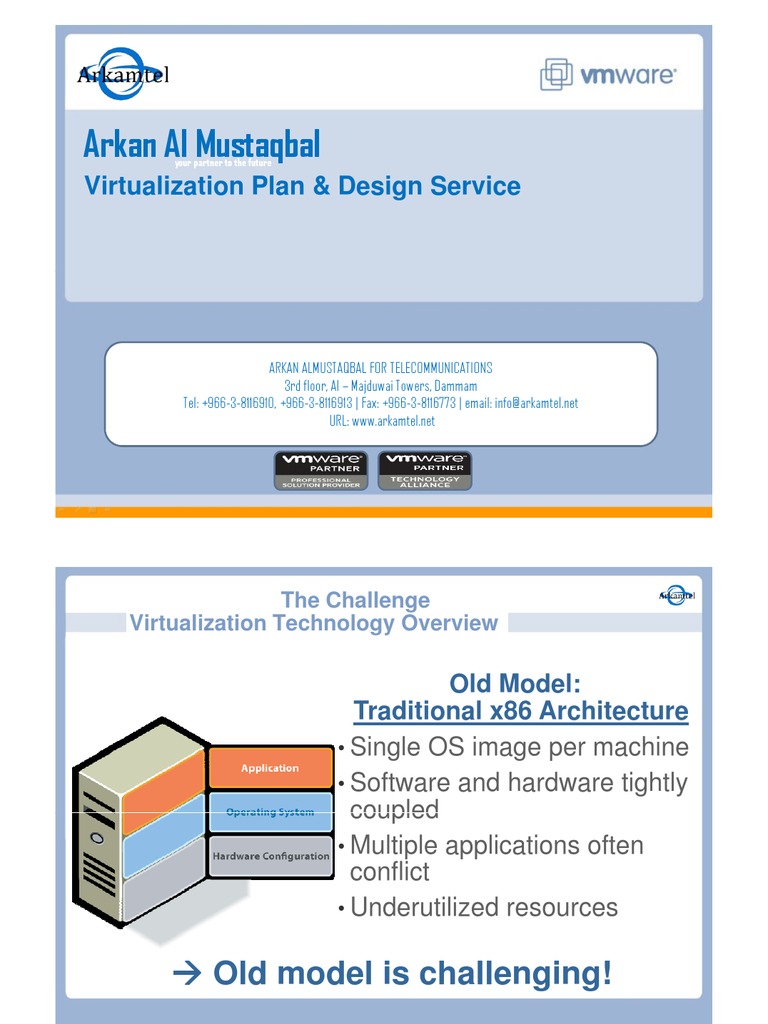 Virtualization Plan & Design Service | PDF | Virtual Machine ...