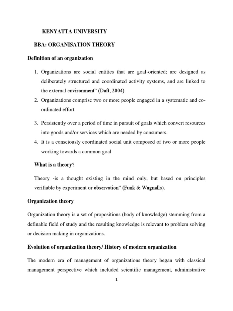 Bba 300 Notes (All Topics) | PDF | Organizational Culture | System