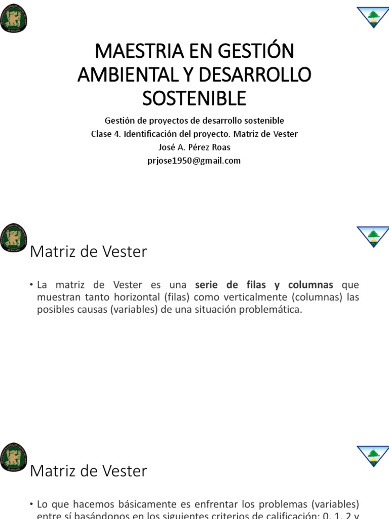 Clase 4. Matriz de Vester | PDF | Sistema de coordenadas Cartesianas ...