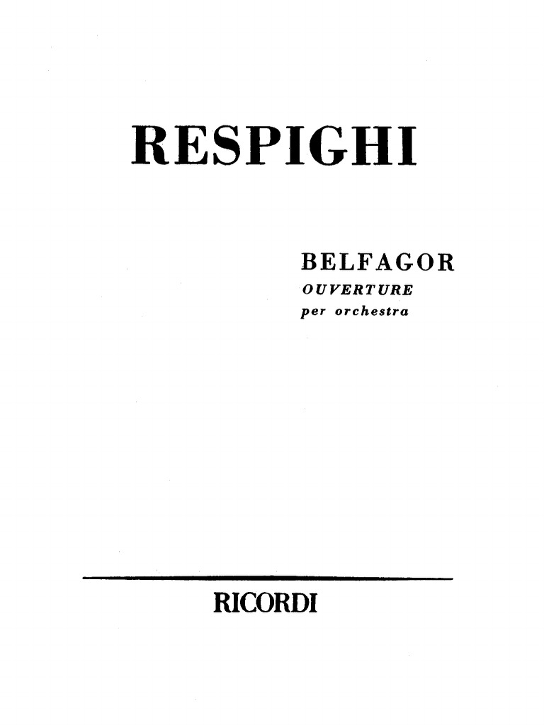Belfagor | PDF