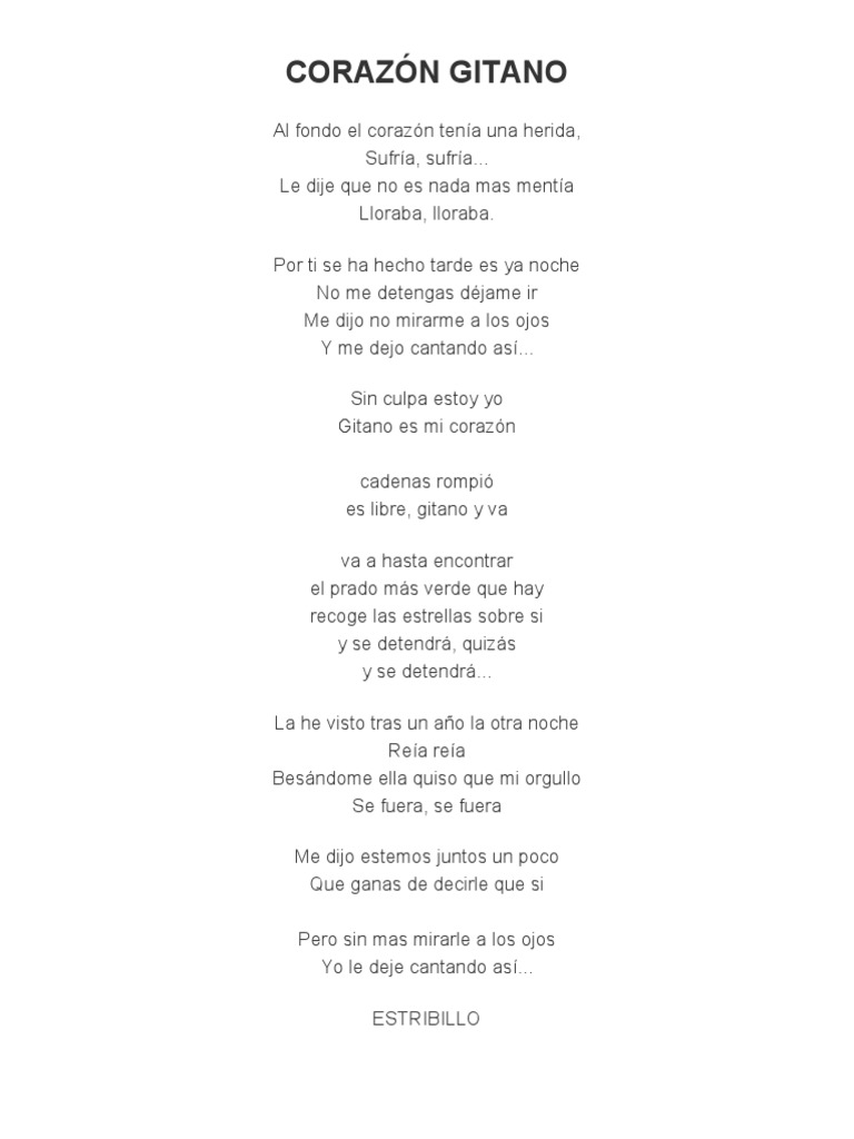 Corazón Gitano | PDF