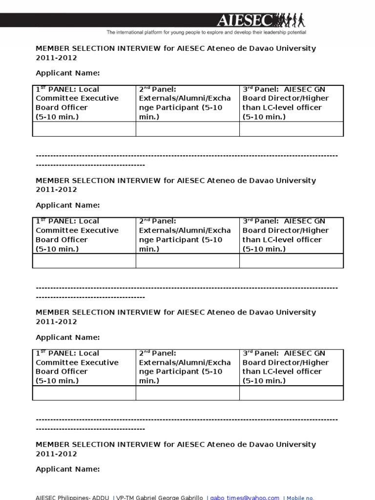 Member Selection Interview Toolkit | PDF | Applied Psychology | Behavior Modification