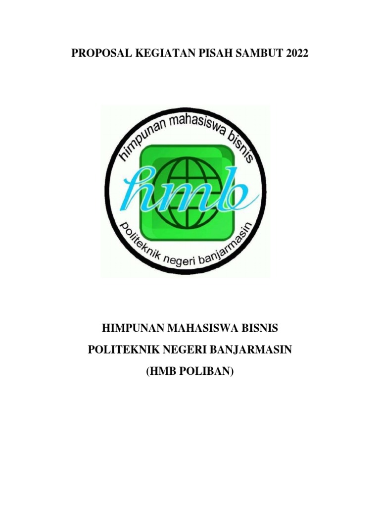 Proposal Pisah Sambut HMB Poliban 2022 | PDF