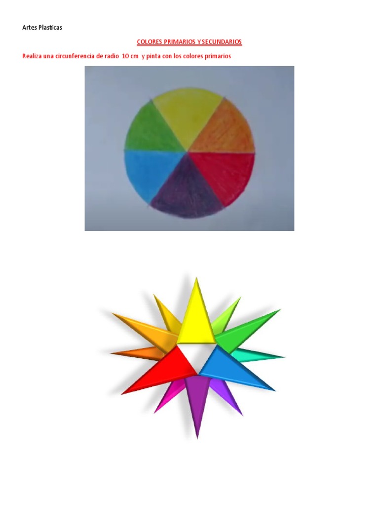Colores Primarios y Secundarios en Arte | PDF | Artes del Lenguaje y ...