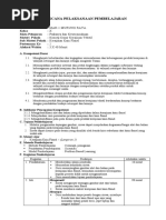 Contoh Format Rencana Pembelajaran _ Rpp 2025 | PDF