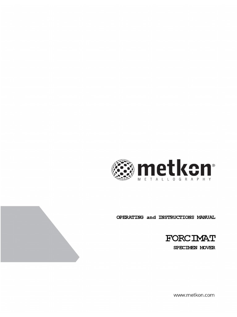 Forcimat: Operating and Instructions Manual | PDF | Mains Electricity ...