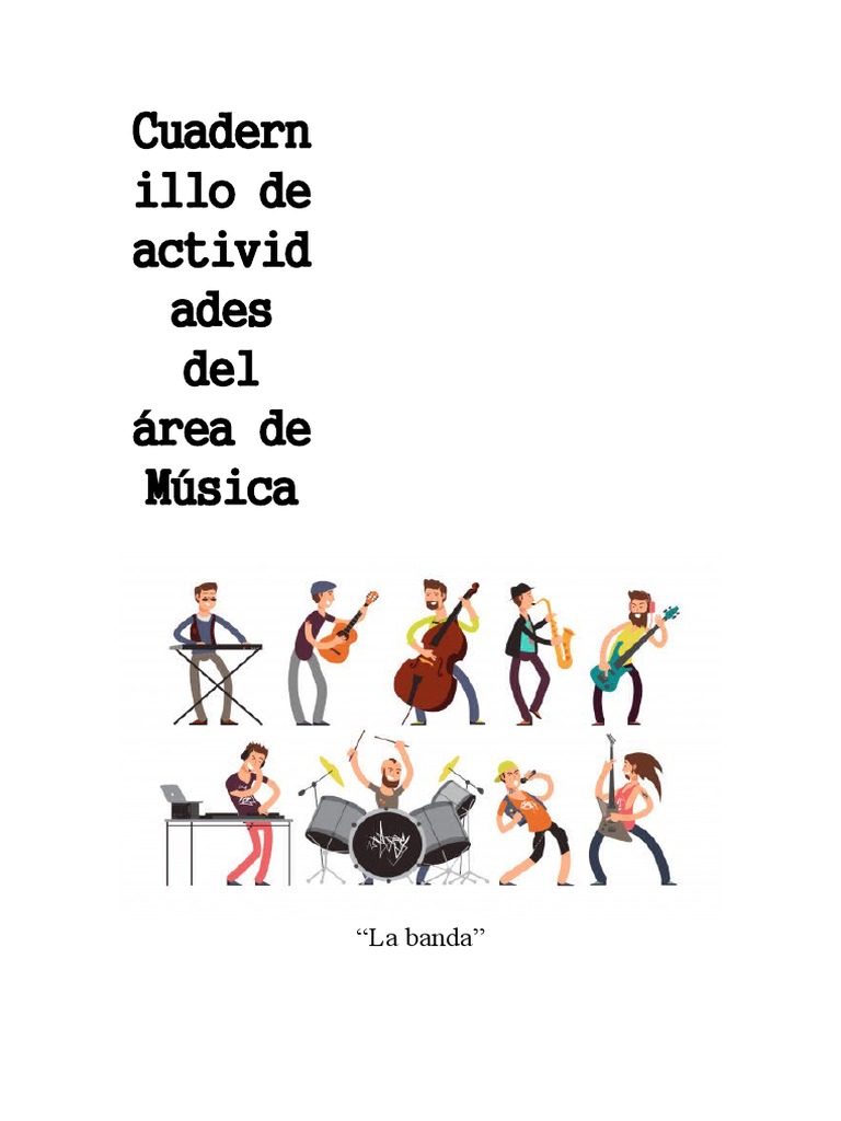 Cuadernillo de Actividades Del Área de Música 08-03 | PDF | Arte