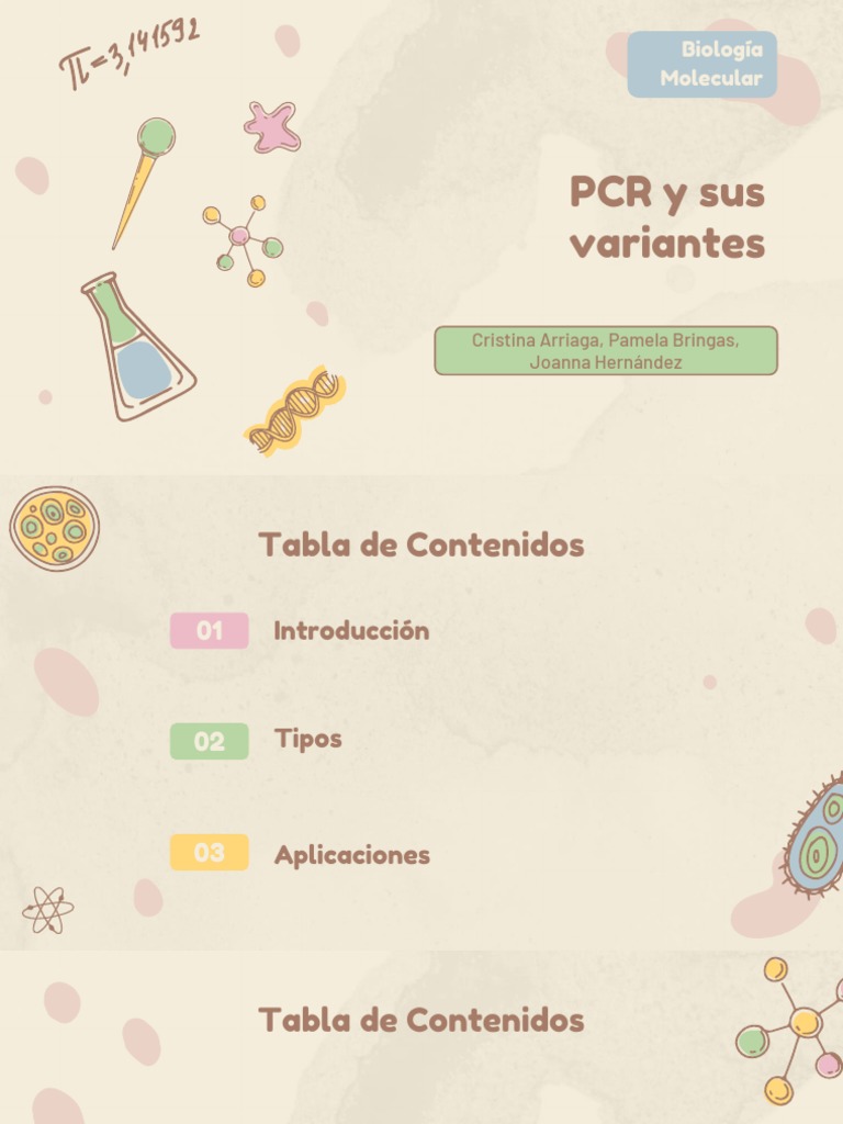 PCR y Variantes | PDF | Primer (Biología Molecular) | Reacción en ...