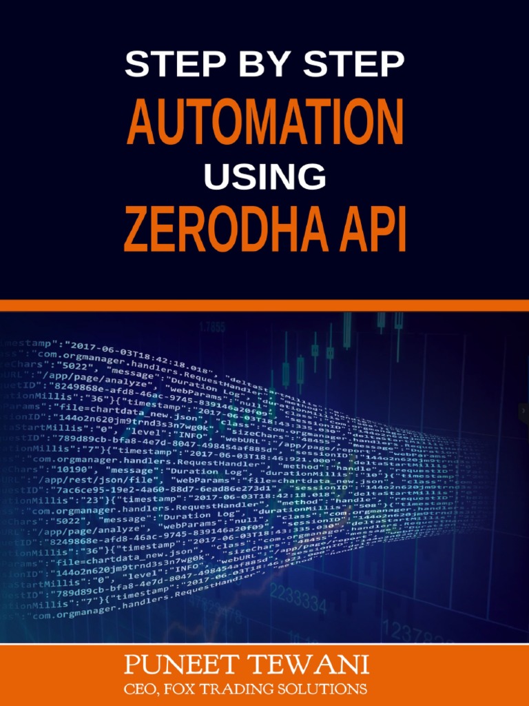 Step By Step Automation Using Zerodha Api Python Version Pdf Parameter Computer Programming 
