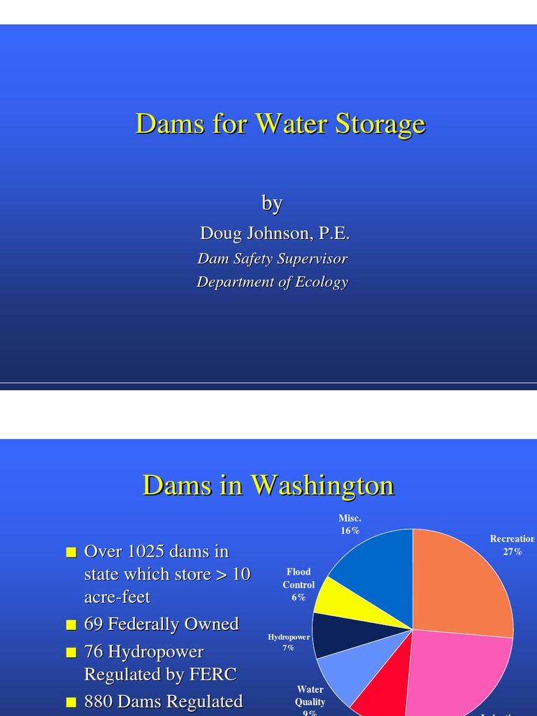 Dams For Water Storage | PDF | Dam | River